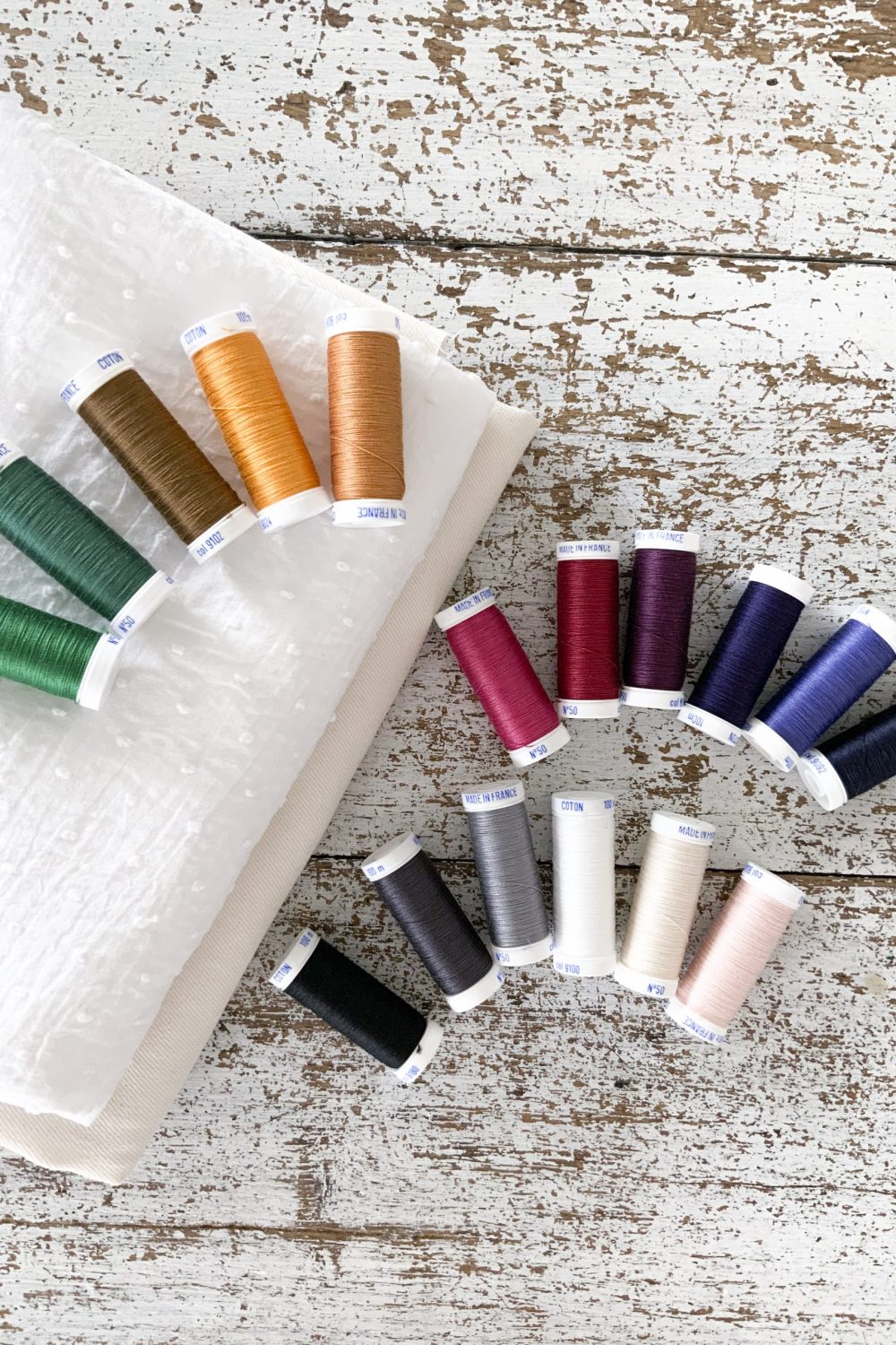 Bobine de fil coton fabriqué en France - Mercerie - Super Chouette